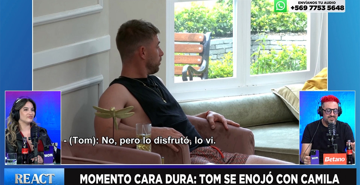 ¿Cuál es la verdadera razón del enojo de Tom Brusse con Camila Nash ...
