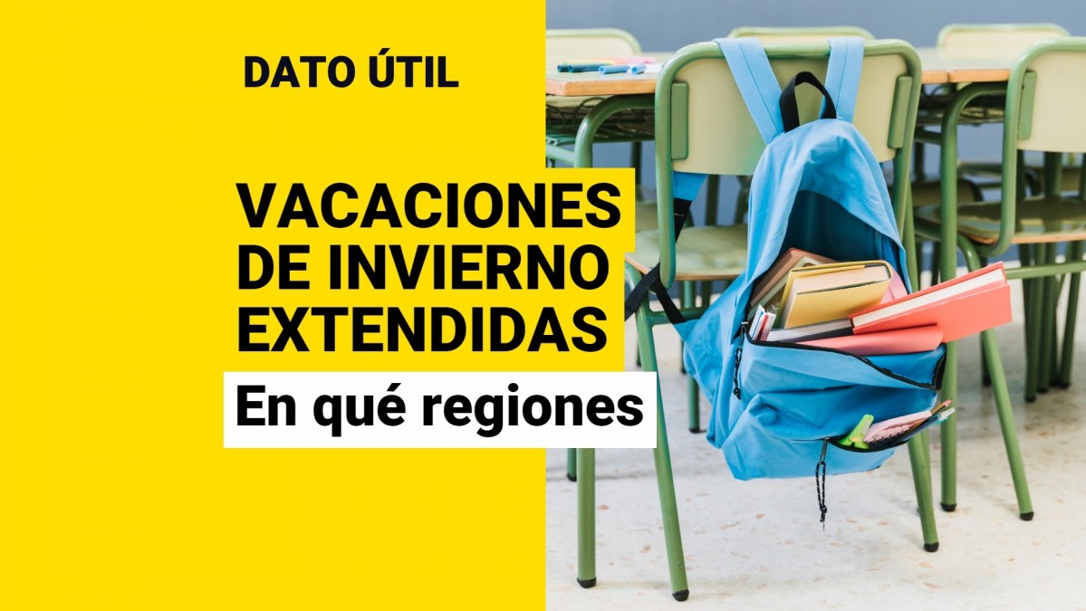 Vacaciones de invierno: ¿En qué regiones tendrán más de dos semanas de ...